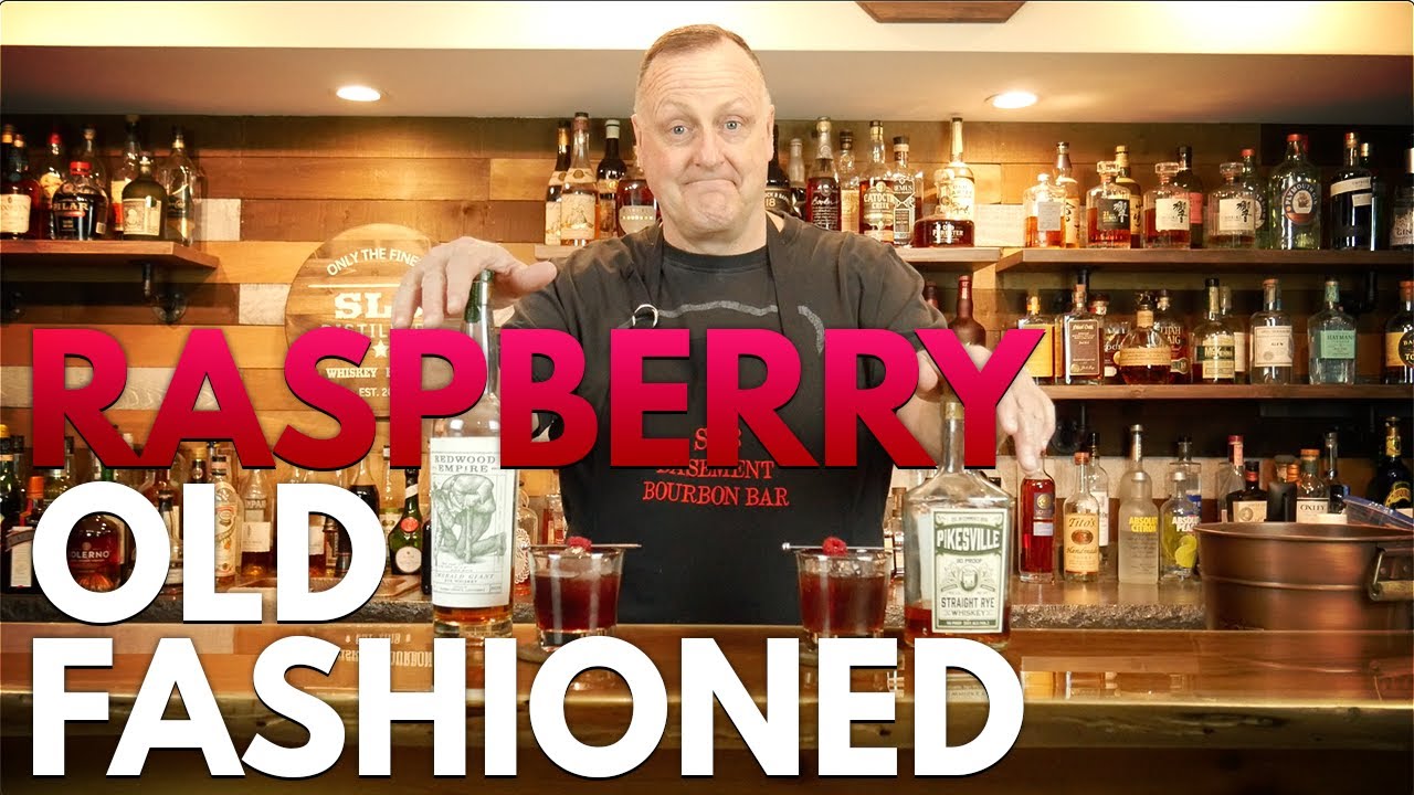 How to make a Raspberry Old Fashioned 2 ways - YouTube