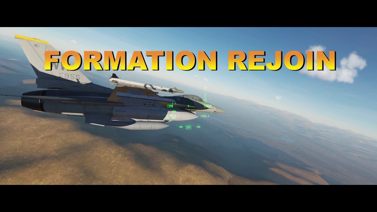 Formation Rejoin in the DCS F-16C - YouTube