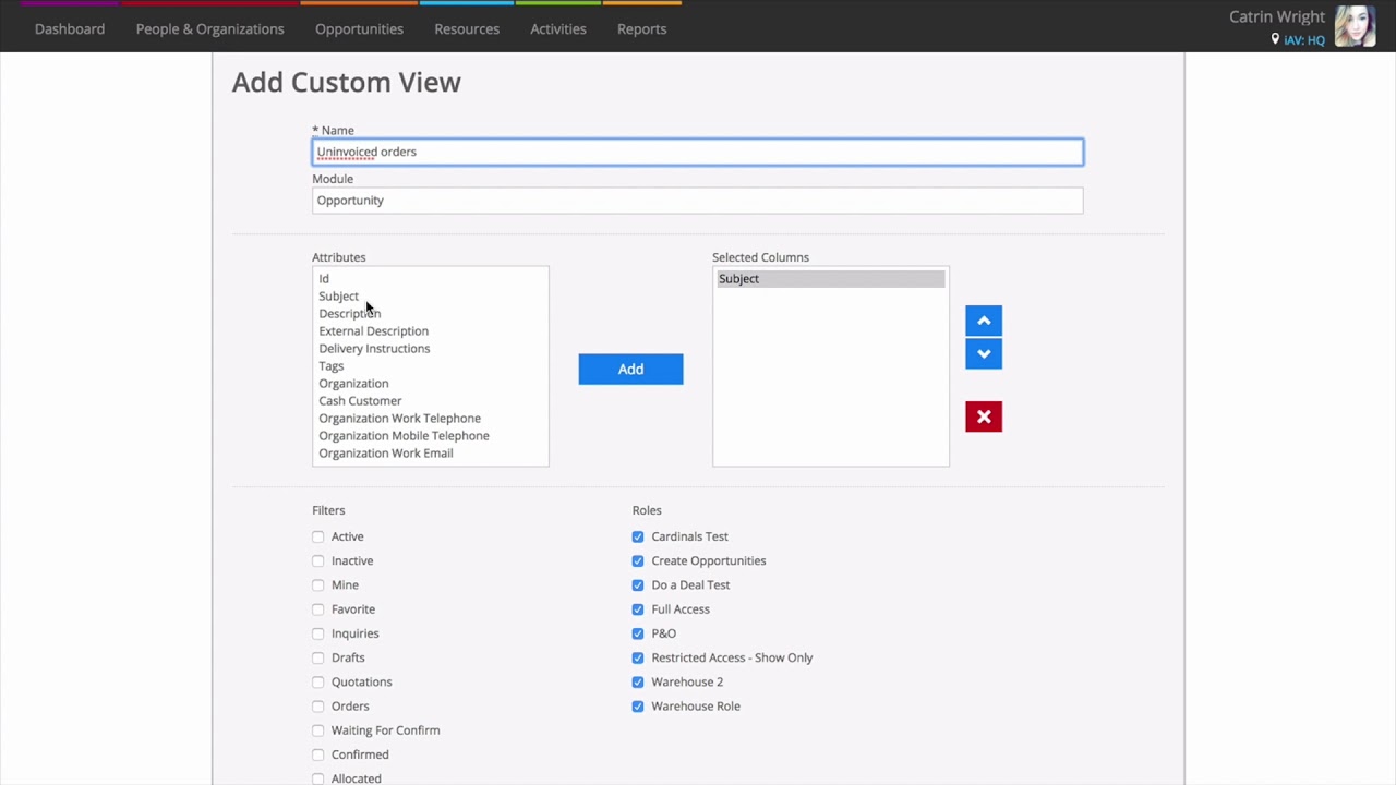Custom Views | Current RMS - YouTube