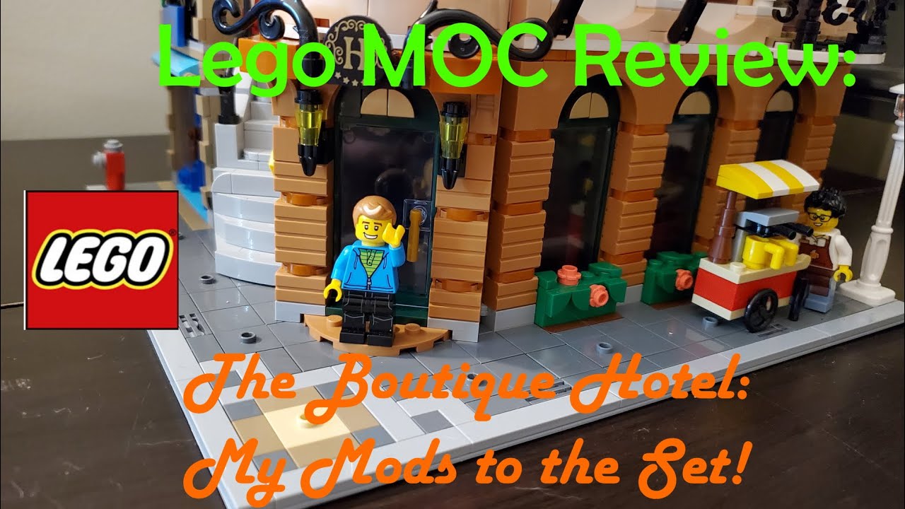 Lego MOC Review: My Mods To the Boutique Hotel! - YouTube