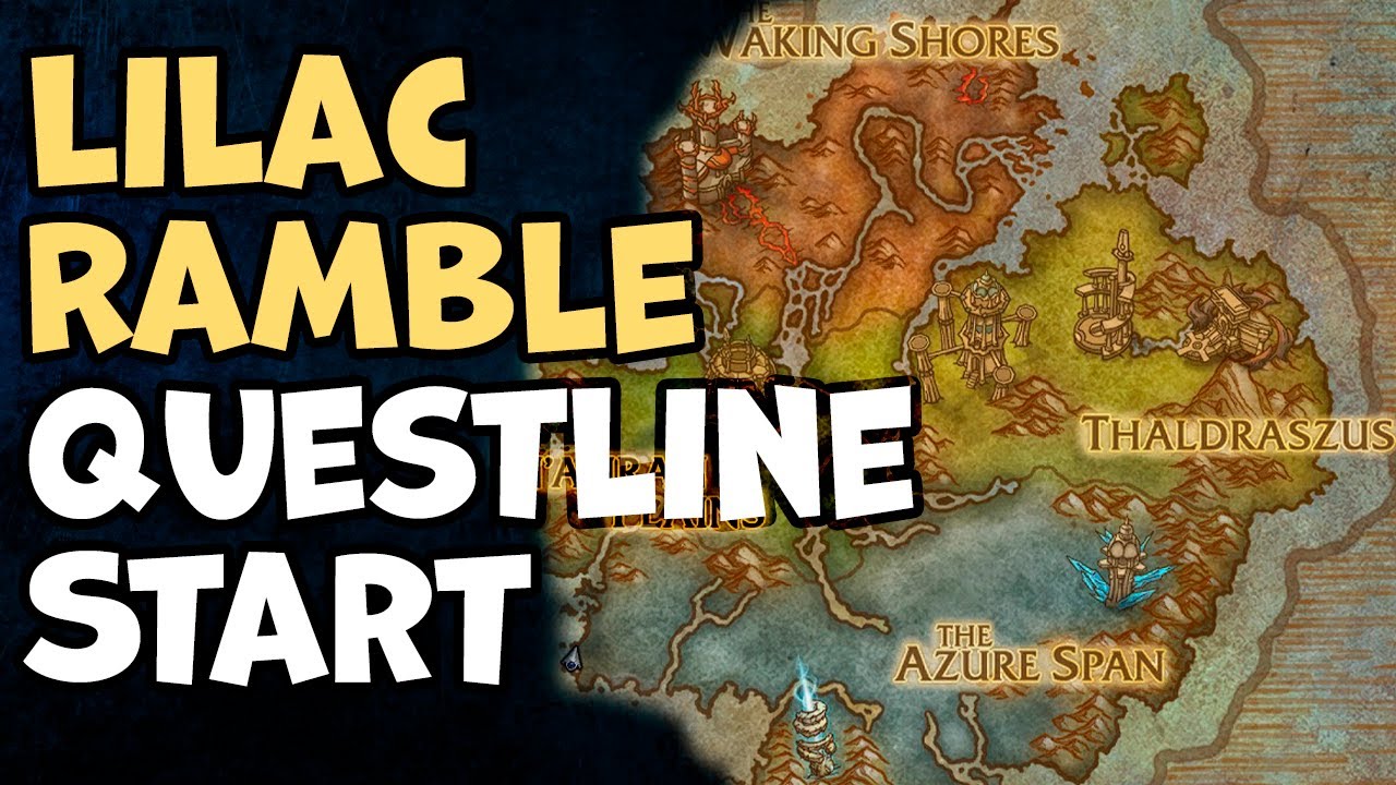 How to Start Lilac Ramble WoW Questline Start - YouTube