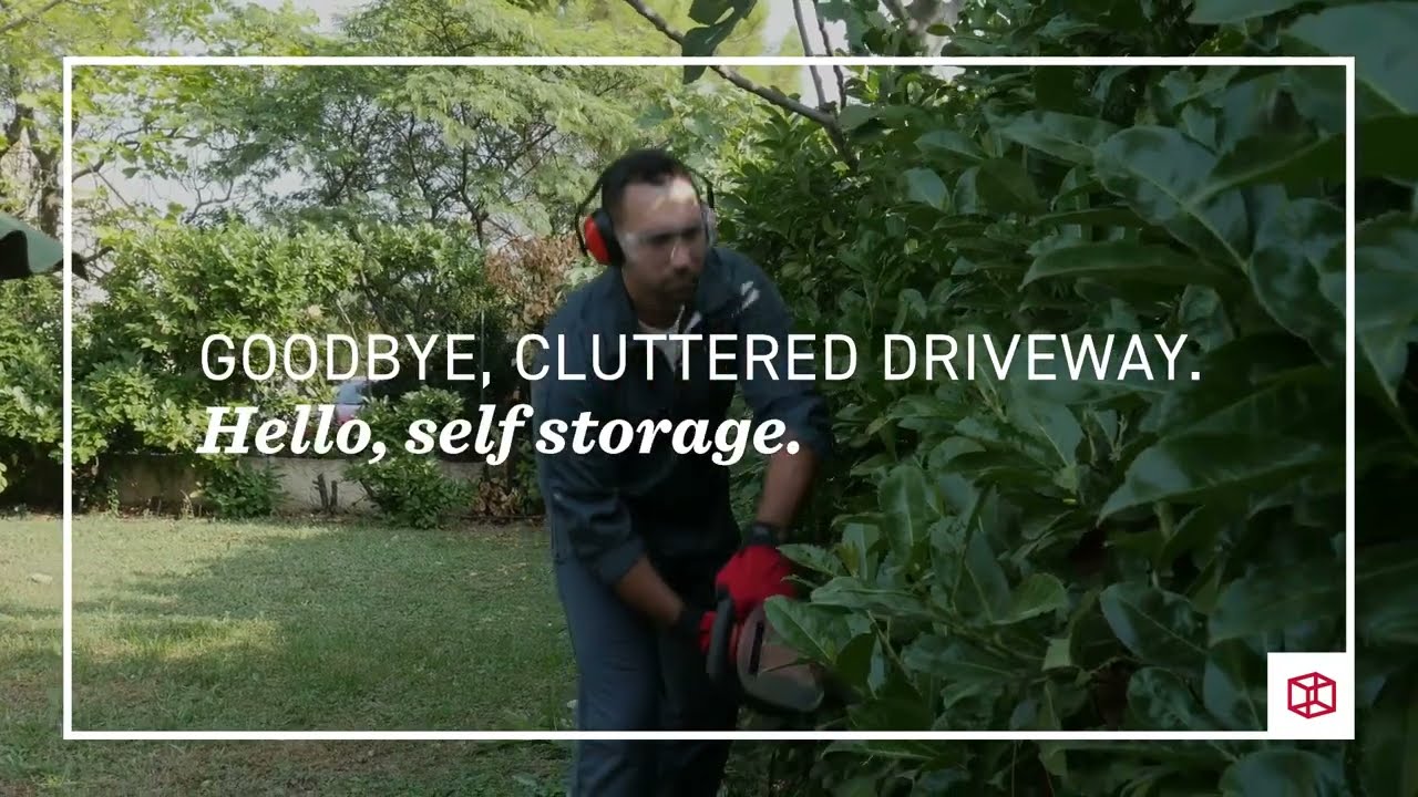 Goodbye, Cluttered Driveway. Hello, Self Storage! - YouTube