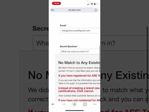 How to create a MyASE account Military edition - YouTube
