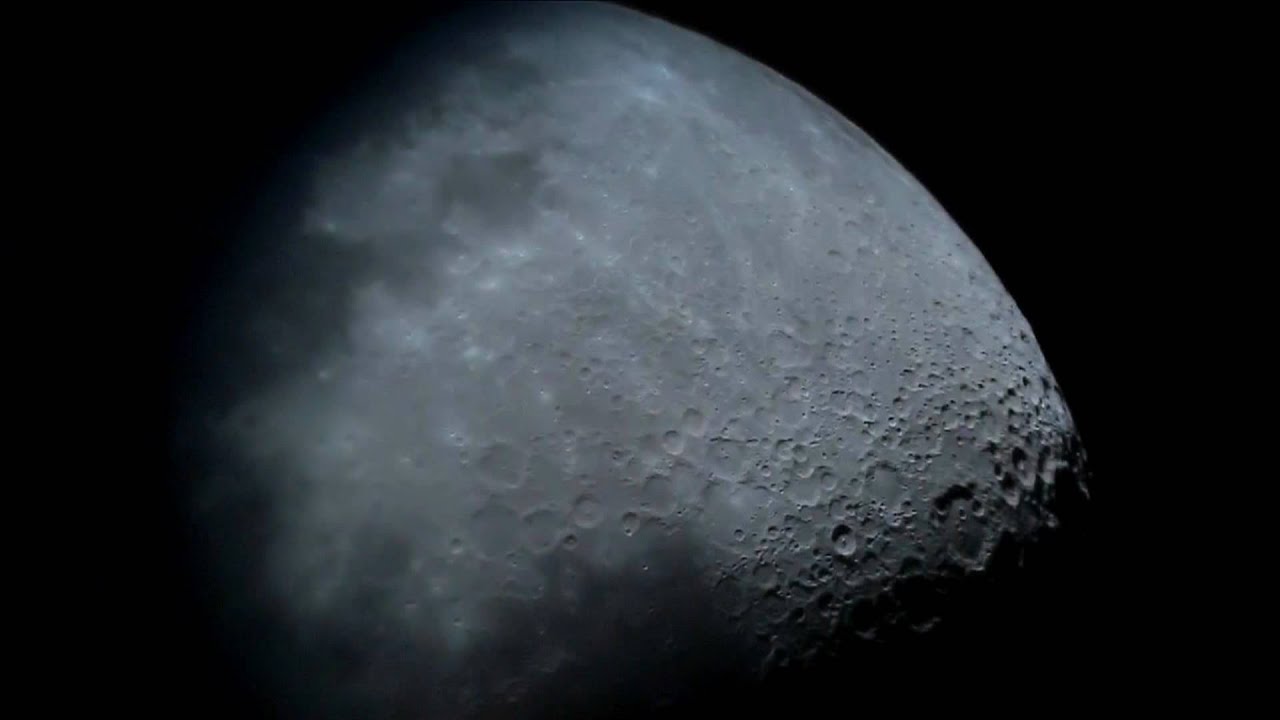 THE MOON WITH TELESCOPE version 2 HD - YouTube