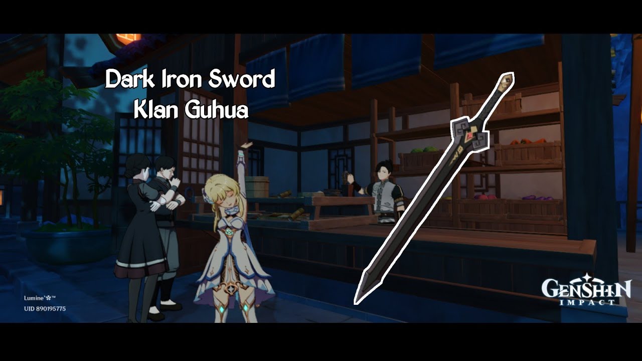 Genshin Impact • Cara Mendapatkan Pedang Dark Iron Sword - YouTube