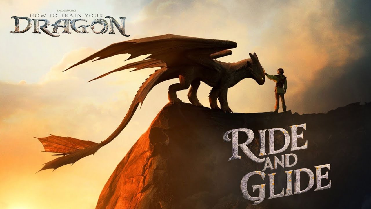 How to Train Your Dragon - Ride and Glide Song (Official Lyric Video ...