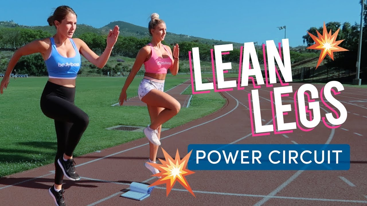 Lean Legs Power Circuit | No Equipment Needed - YouTube