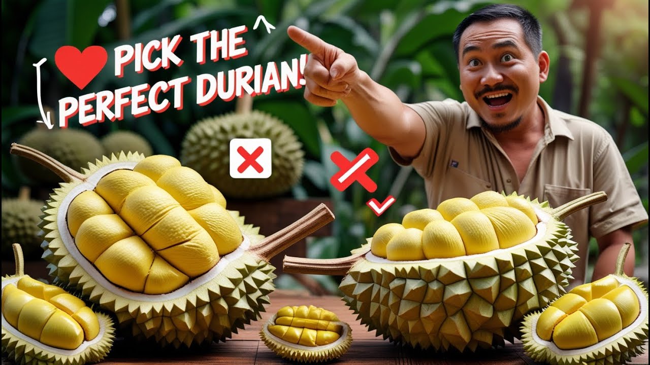 How to Pick the Perfect Durian🍈– Expert Tips from Local Farmers - YouTube