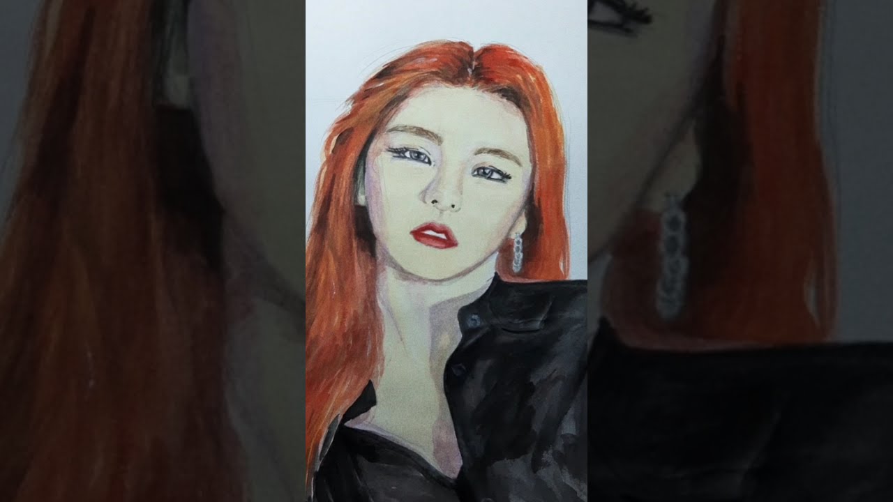 Drawing Yeji Itzy for her birthday|| KIDDING ME by ITZY - YouTube