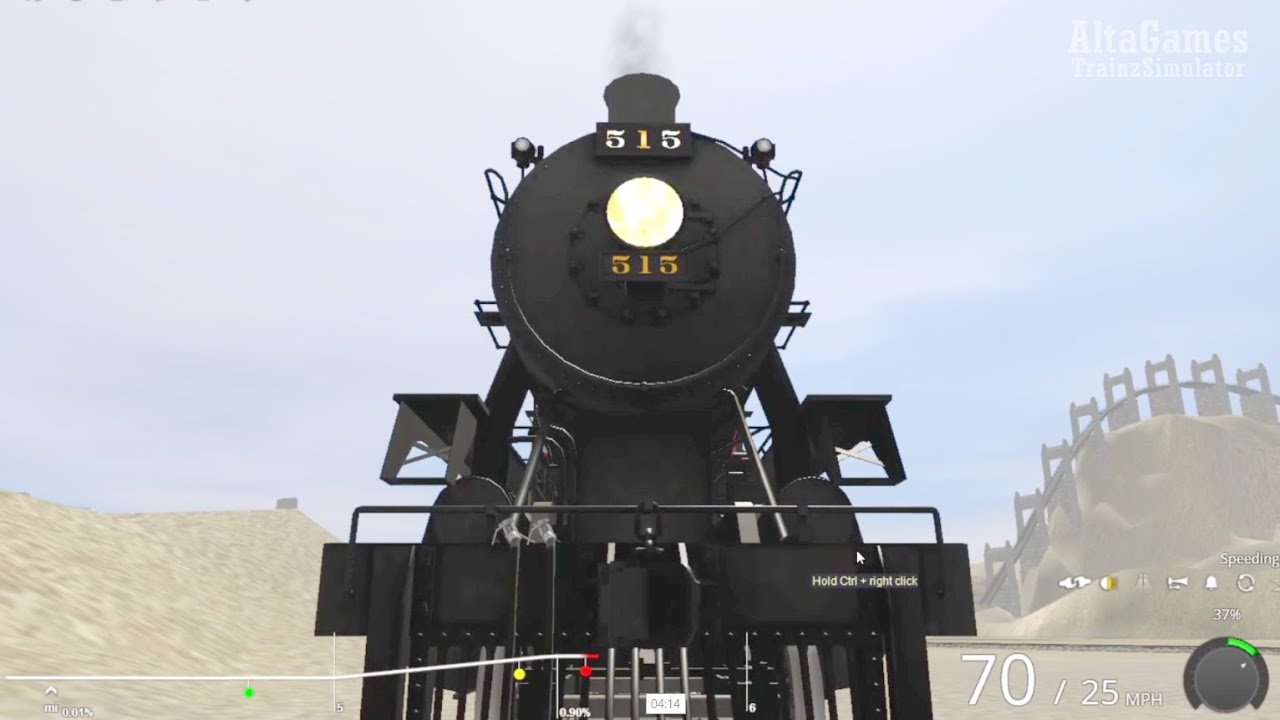 The 515 Steam Locomotive Trainz ~ Toots Porky's Railroad 1937 - YouTube