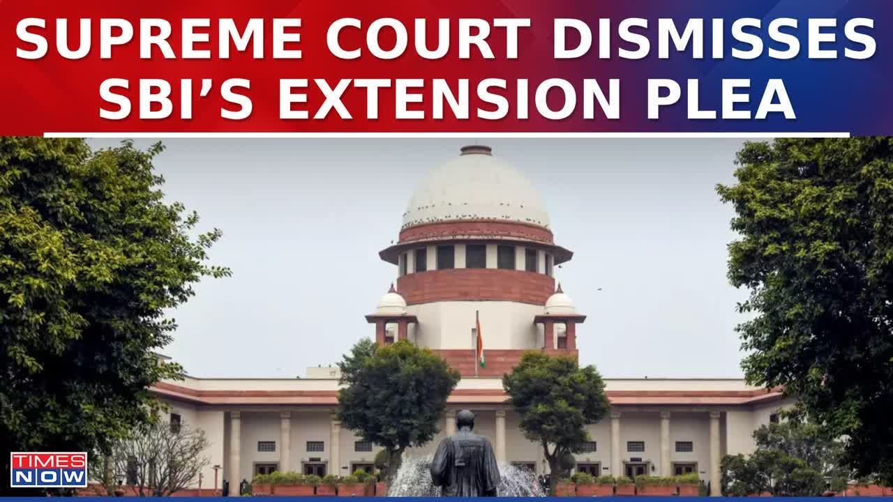 Supreme Court Dismisses Sbis Extension Plea Presses For All Data