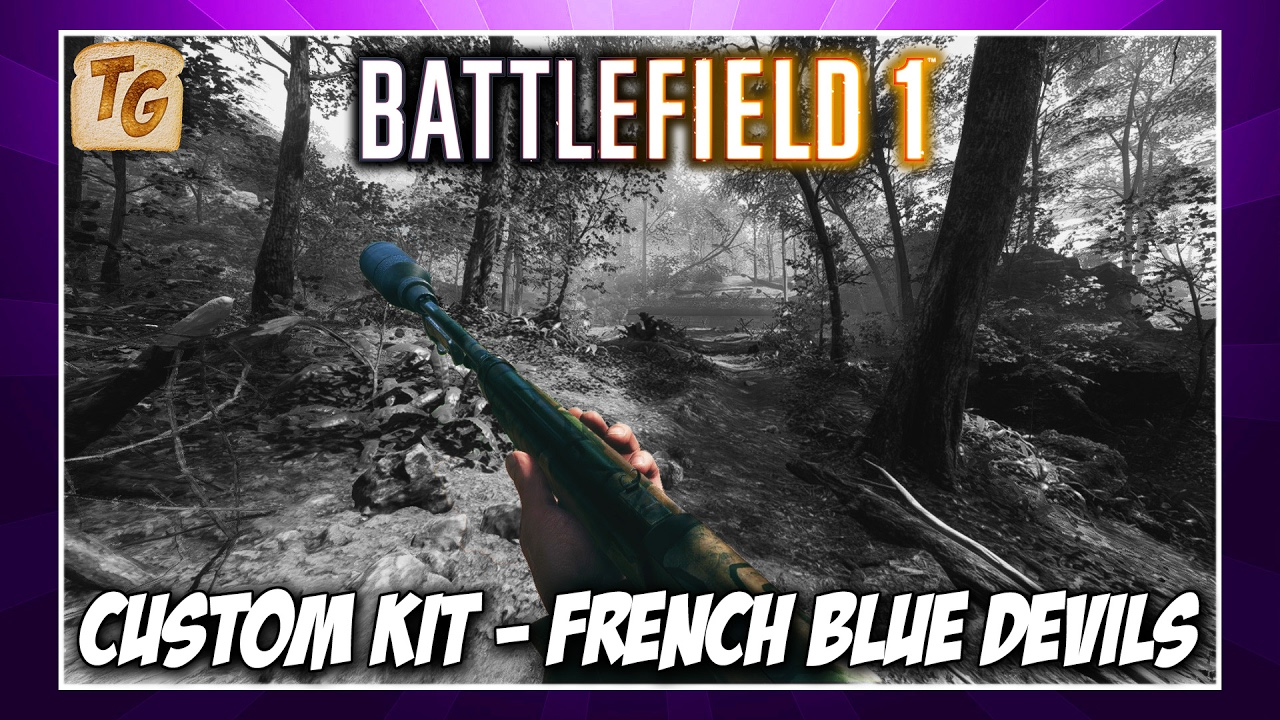 Battlefield 1 Custom Kit - The French Blue Devils (Medic Class, M1907 ...