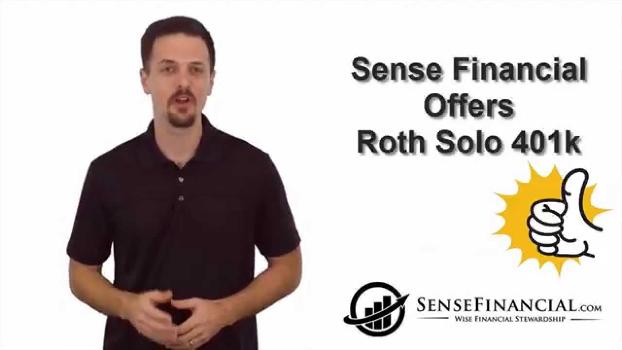 Roth Solo 401k Benefits - YouTube