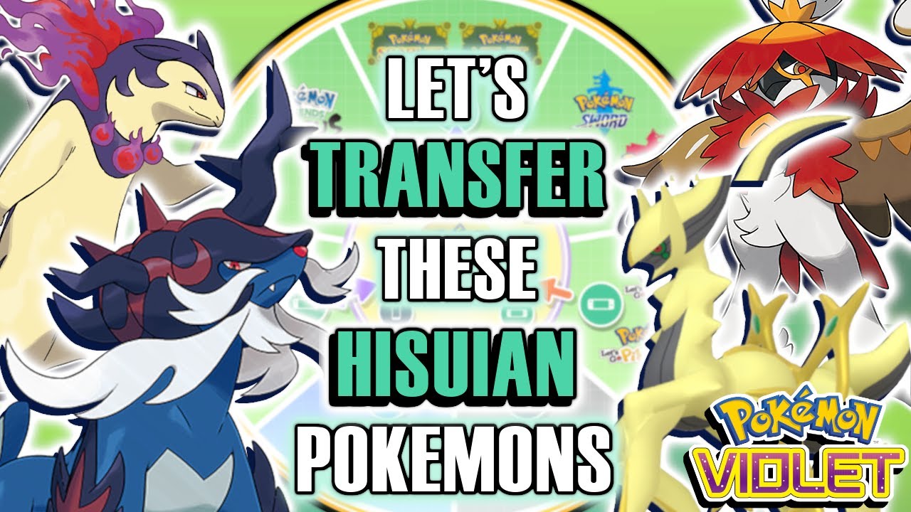 Hisuan Forms Come To Paldea 🔴Pokemon Scarlet Violet |Pokemon Home 3.0.0 ...