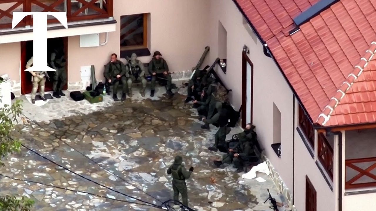 Kosovo police releases footage of monastery siege - YouTube