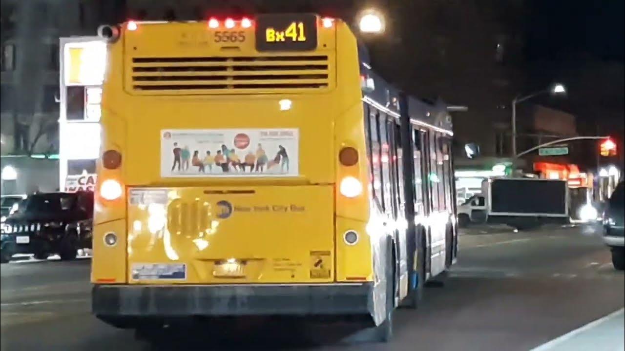 MTA NYC Bus 2019 Novabus LFS Articulated SmartBus #5565 On The Bx41 @ Webster Av & East 167th ...