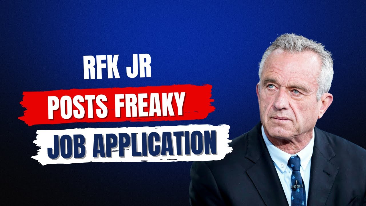 RFK Jr Posts Freaky Job Application For HHS - YouTube