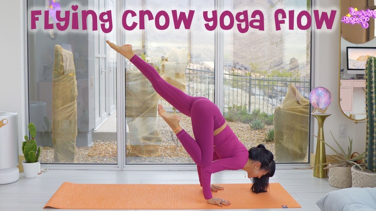 Flying Crow Yoga Flow 🔥 Yoga Workout – Figure Four Hip Opening For Hip ...