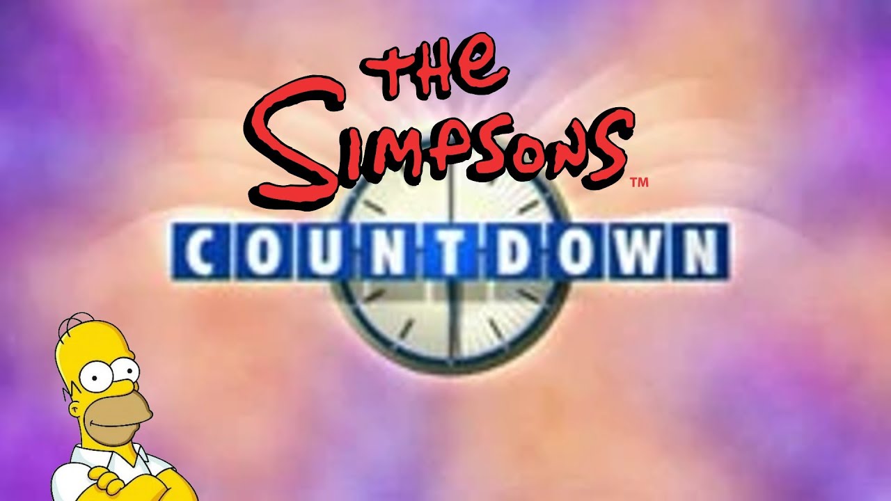 The Simpsons Intro enters the Countdown Intro! - YouTube