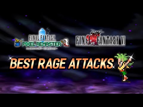 【FF6】The Best Looking Rage Attacks by Gau (HD)