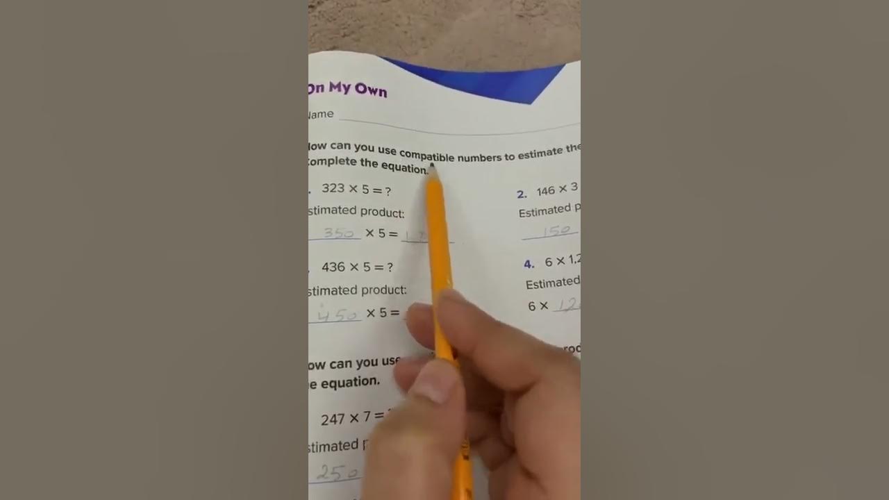 Reveal Math grade 4 lesson 6-2 Estimate products - YouTube