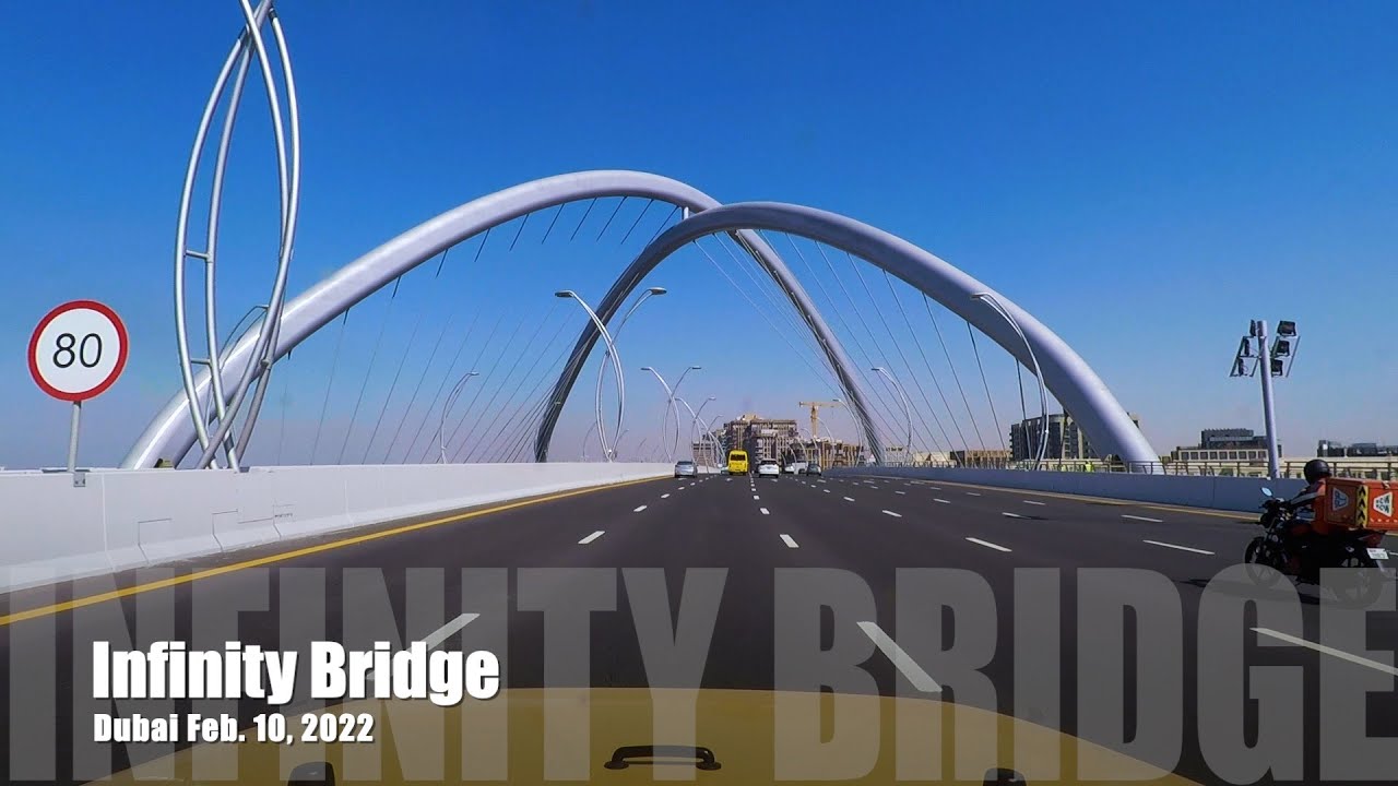 Infinity Bridge AED 394 million (US$105 million) project in Dubai - YouTube