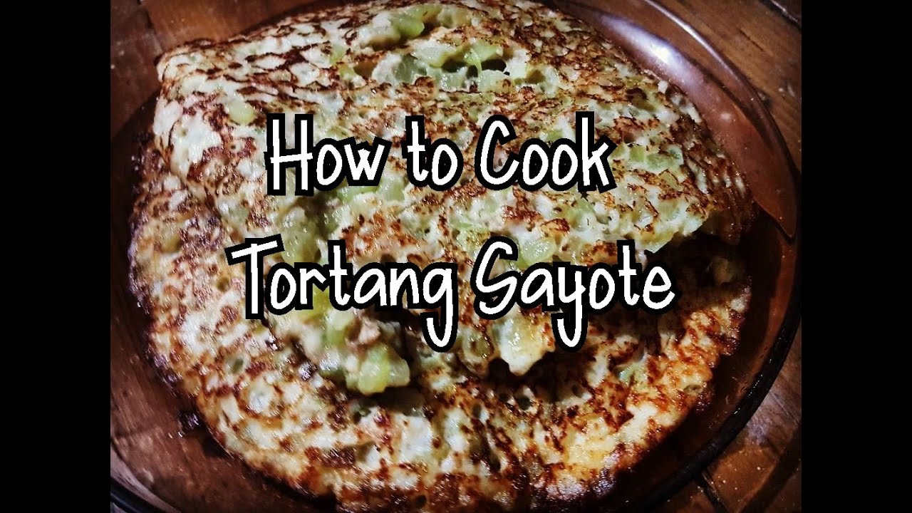 How to Make Tortang Sayote with Flour - YouTube