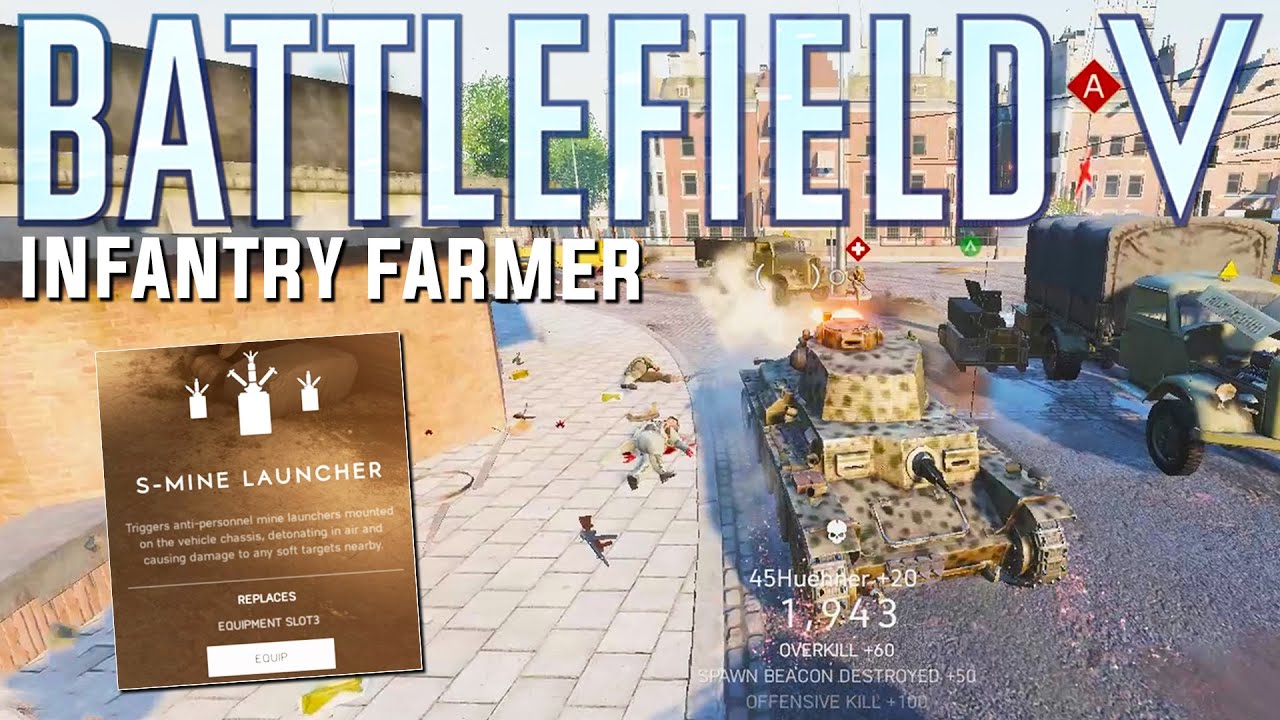 Infantry players run and hide from the Panzer 38T! - Battlefield 5 ...