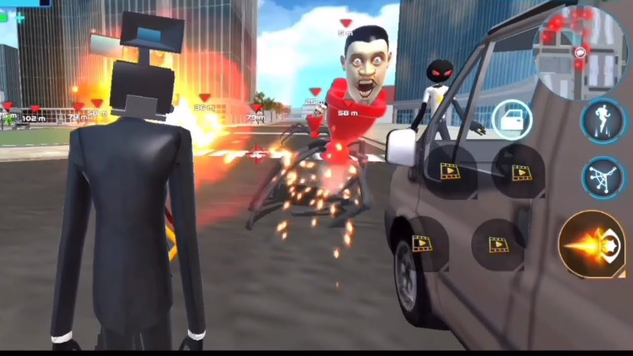 Mode Mission Kill All Zombies - Toilet Monster Rope Games - YouTube