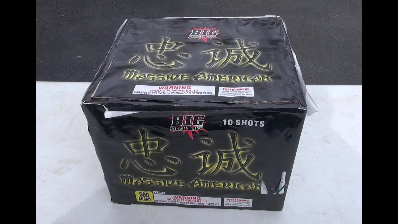 MASSIVE AMERICAN - 500G CAKE - BIG FIREWORKS - MASSIVE BREAKS - YouTube