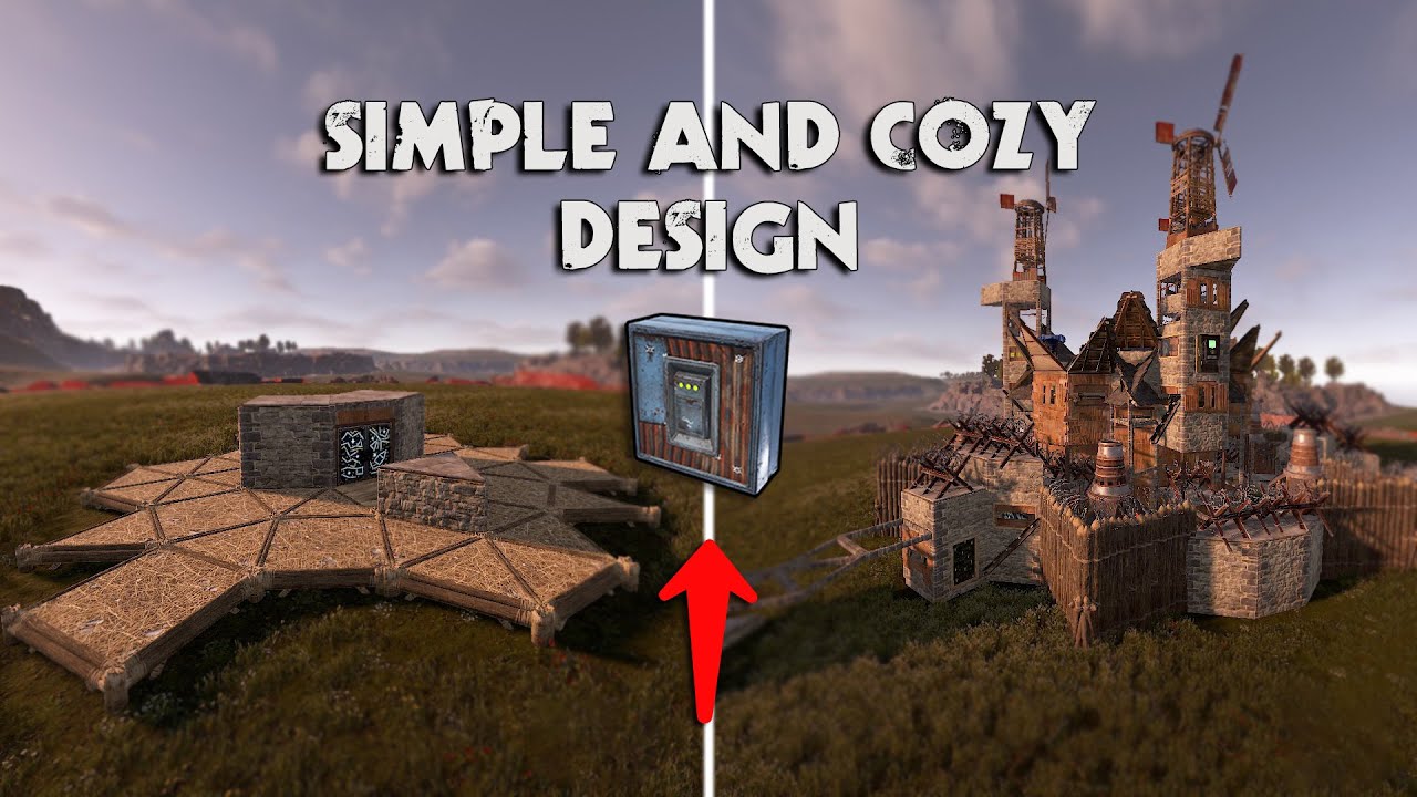 NEW Rust Base Design, Simple and Cozy - Solo/Duo ( 3 Bunkers and 4 ...