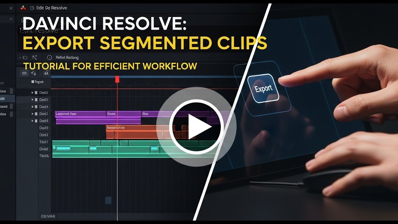 How to Cut & Export Scenes in Davinci Resolve Method 2 - YouTube