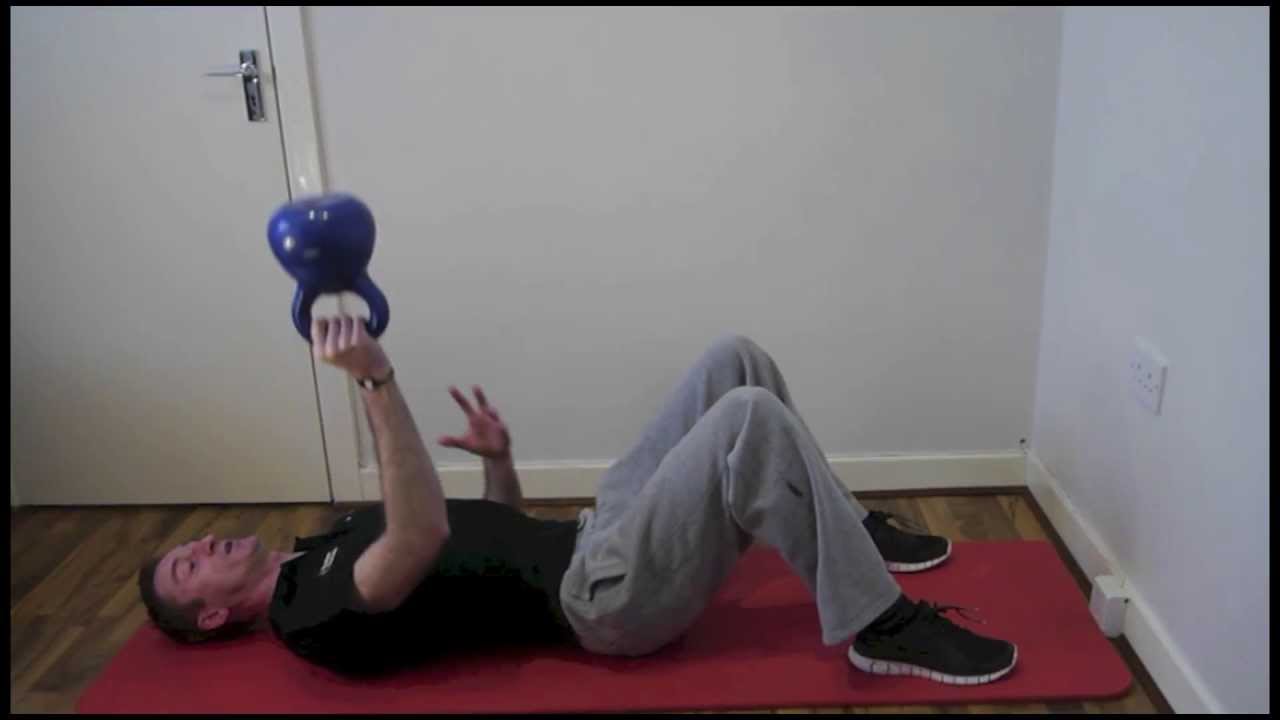 Supine Shoulder Stability Exercise Part 1 - YouTube