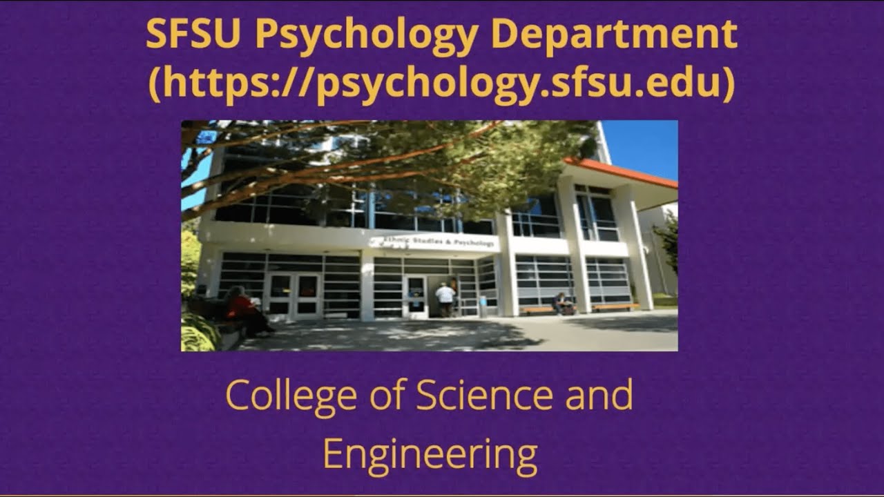 SFSU Psychology Graduate Open House Fall 2023 [Full version] - YouTube