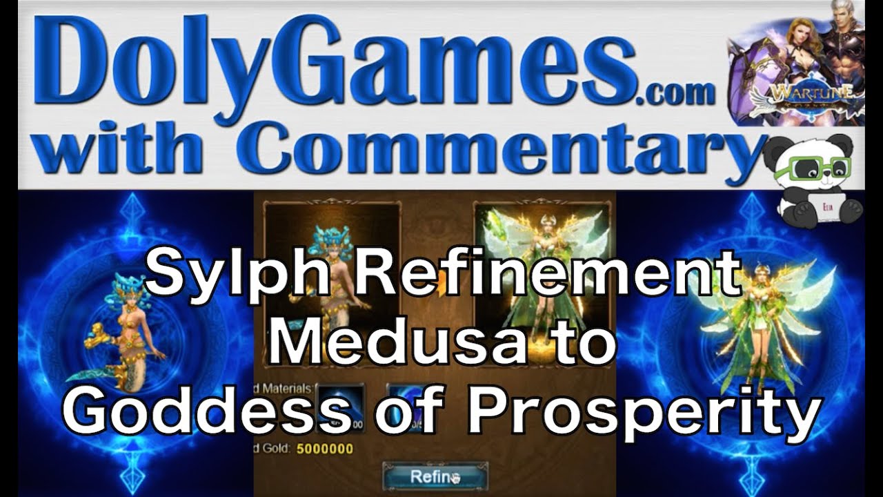 Wartune Sylph Refinement | 2nd Wind Evolution - Medusa to Goddess of ...