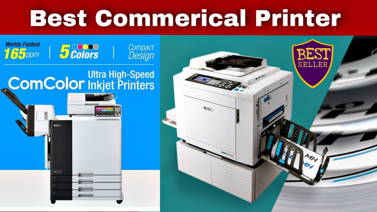 World's fastest colour printer | Riso ComColor printer - YouTube