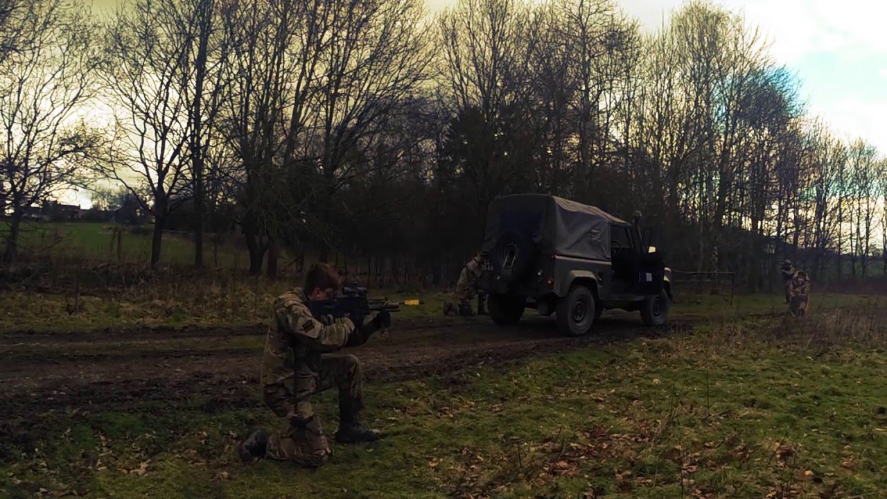 6 Rifles, E Company :: Anti-Ambush Drill - YouTube