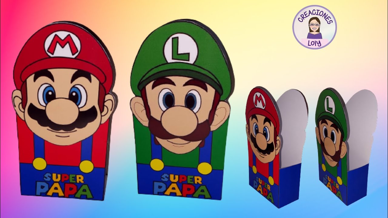 Caja SUPER MARIO BROS especial DIA DEL PADRE - YouTube