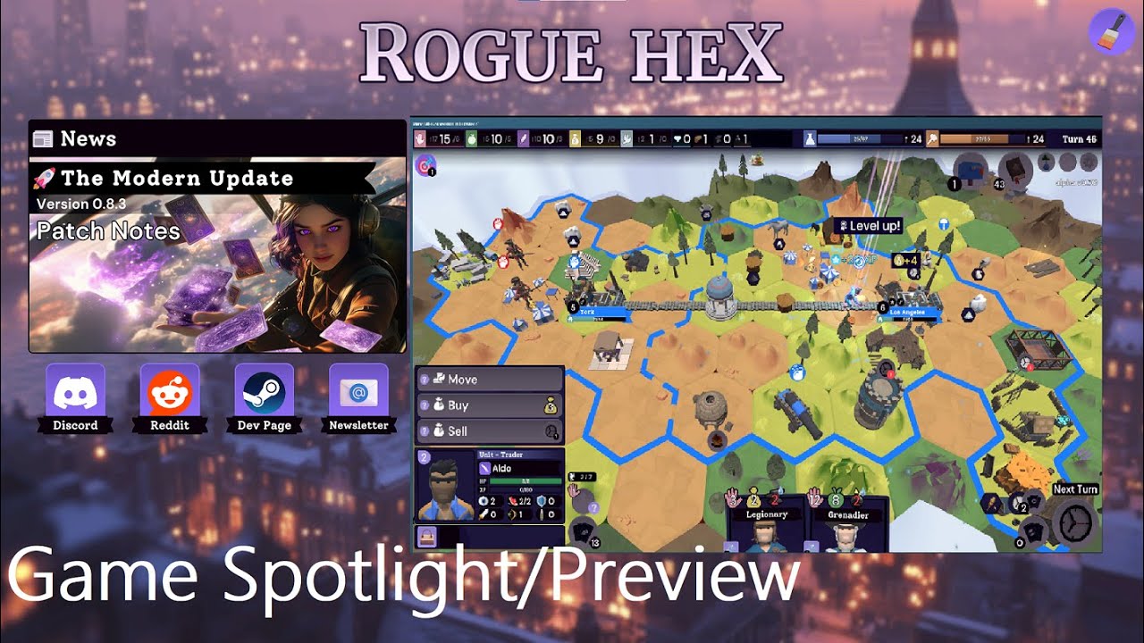 Rogue Hex - 4X Roguelike Game Spotlight - YouTube