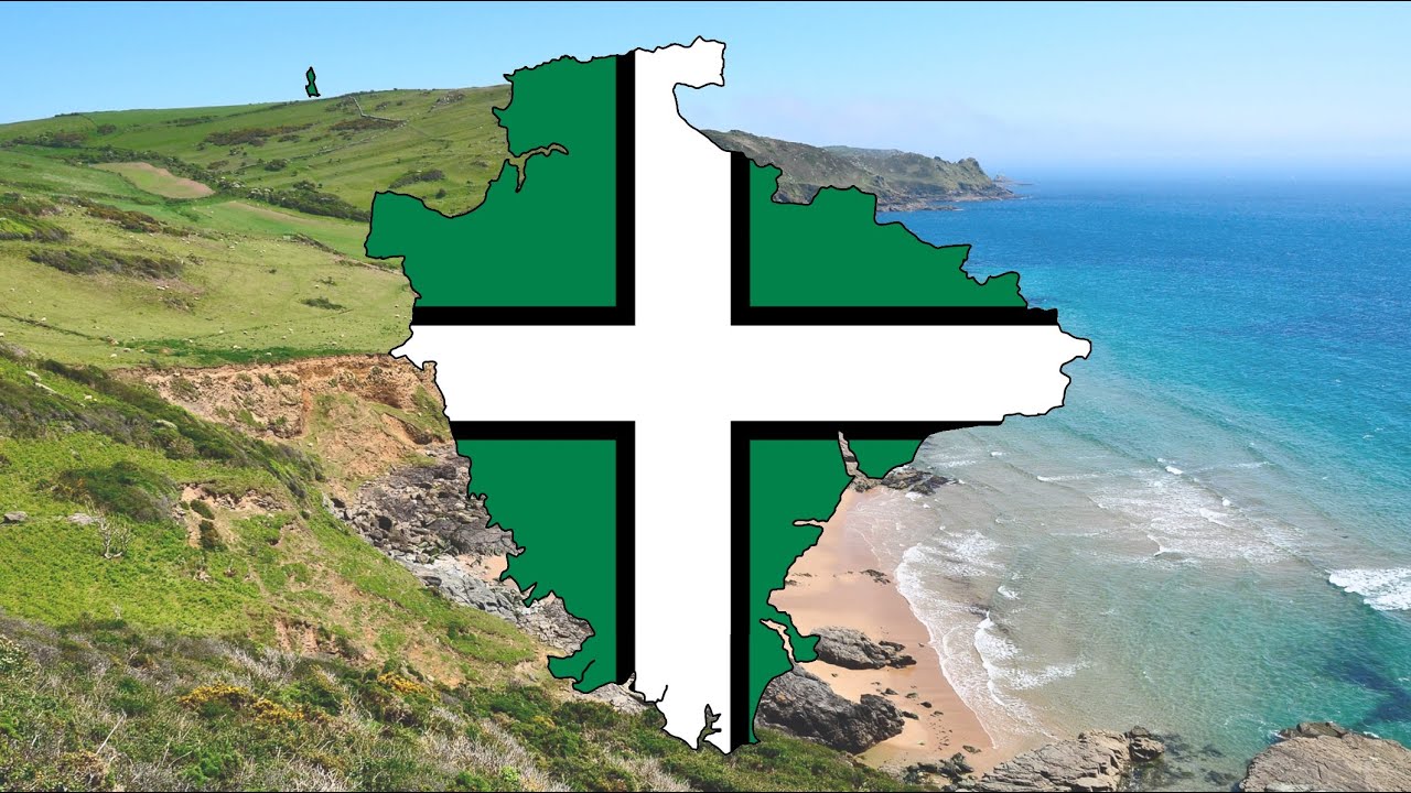 Devon - Flag Map Speedpaint - YouTube
