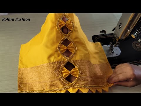 Beautiful model blouse designer sleeve design | Simple and easy sleeve ...