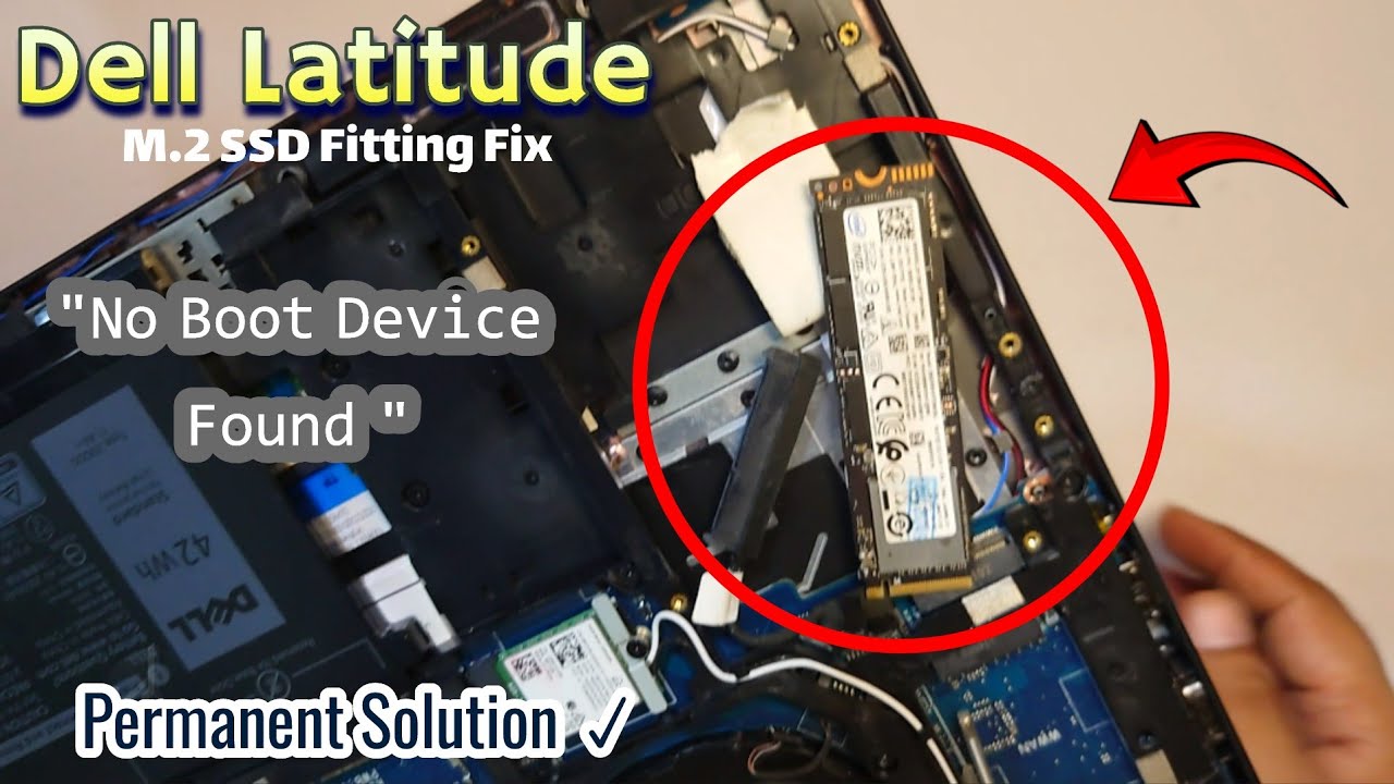 Dell Latitude M.2 SSD FIX! (Not Detected/Boot Issues SOLVED!) - YouTube