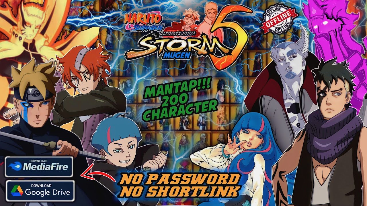 Naruto Ultimate Storm 5 Mugen APK Anime Android TRILOGY Offline ...
