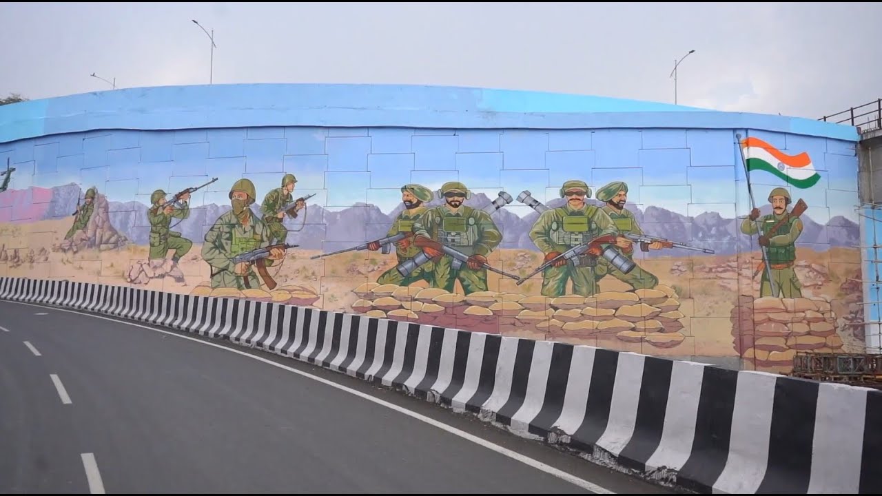 A glimpse of Chandani Chowk Flyover beautification project, Pune ...