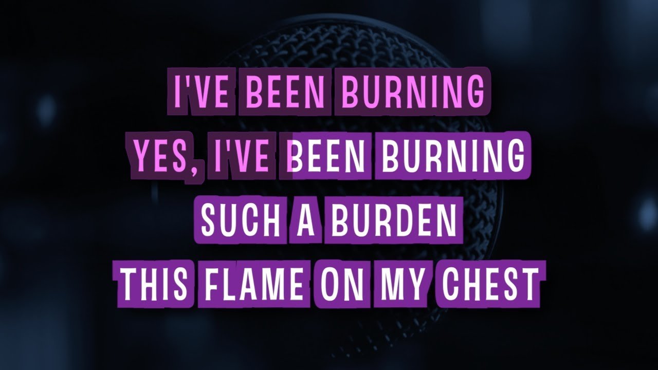 Burning (Karaoke) - Sam Smith - YouTube