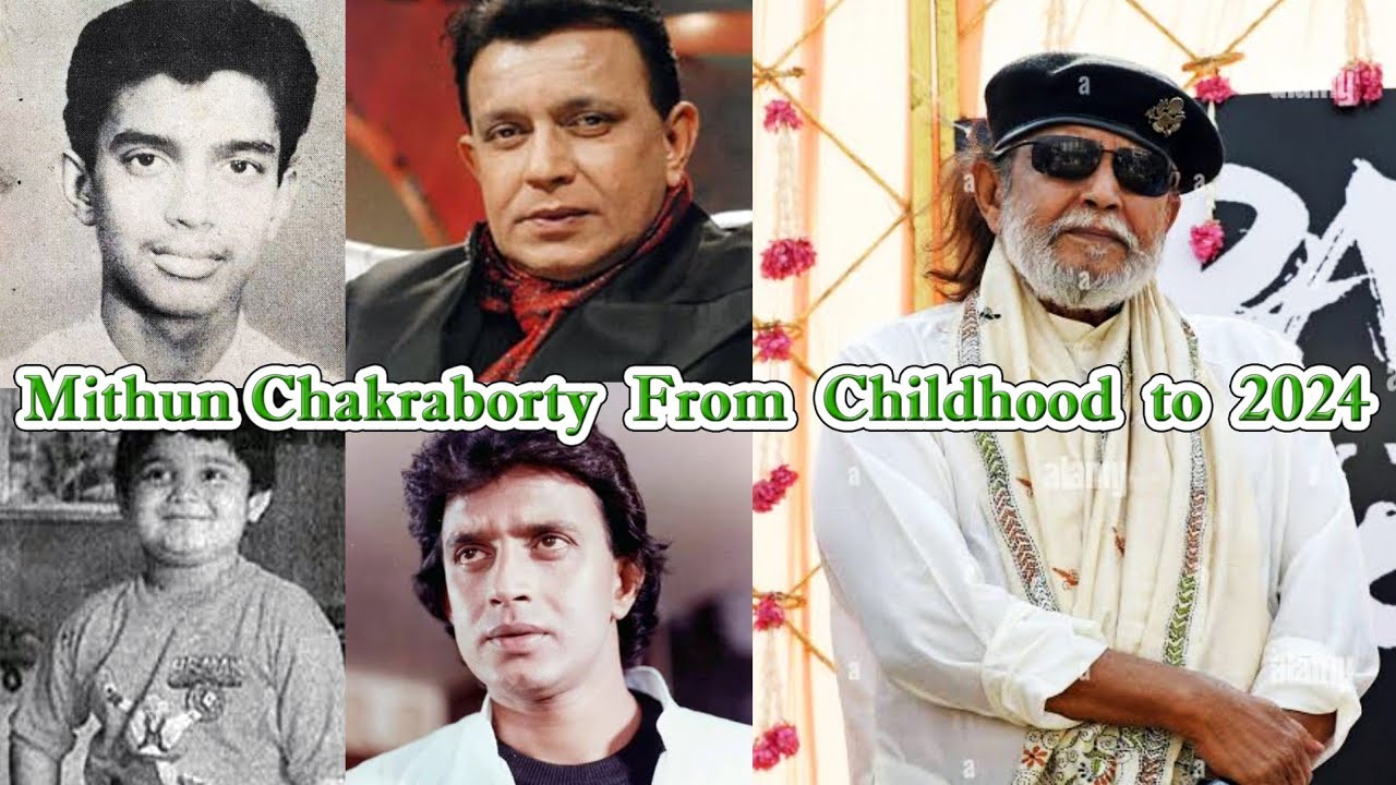 Mithun Chakraborty From Childhood to 2024 - YouTube