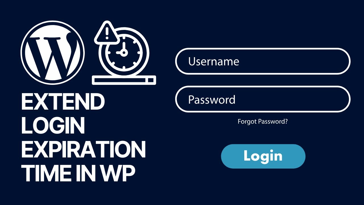 How To Extend Login Expiration Time in WordPress Website? Guide - YouTube