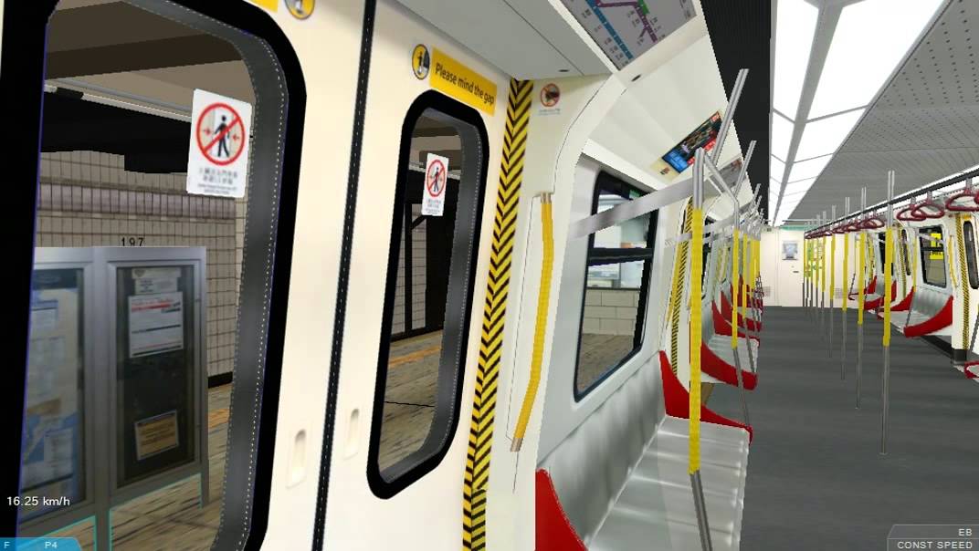 [Openbve] MTR C-train running at New York 52th avenue route - YouTube