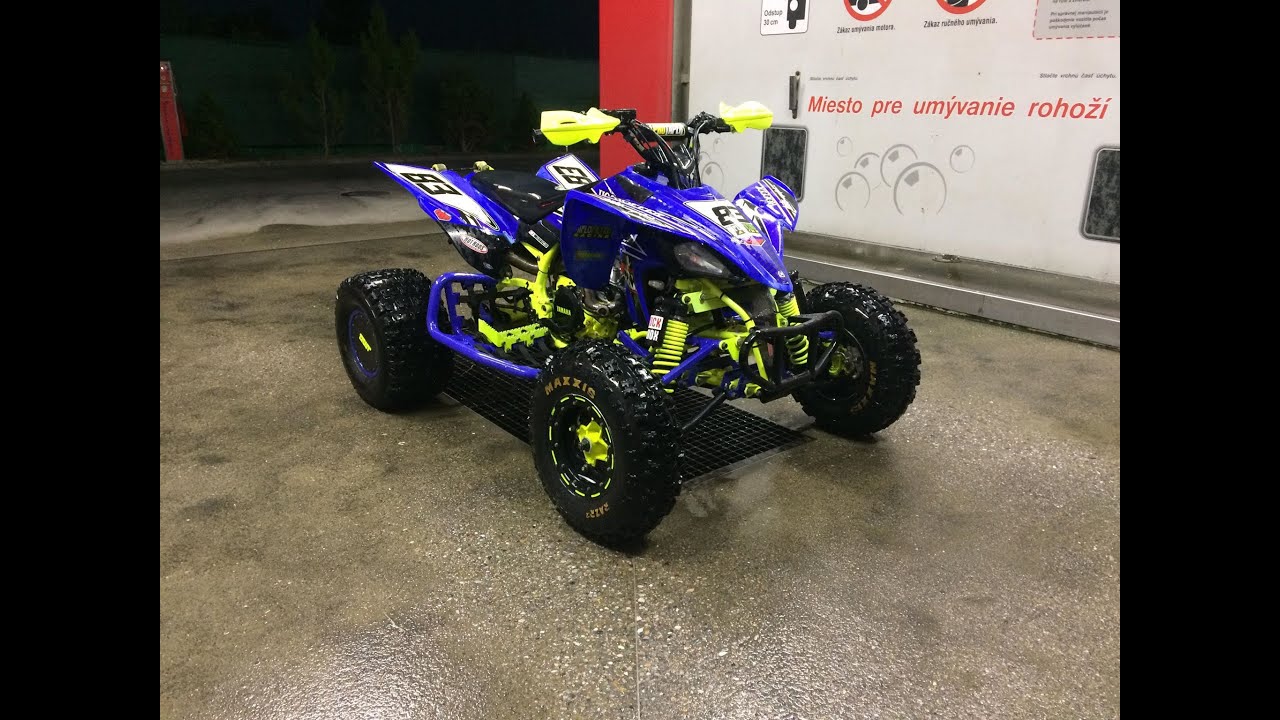 Yamaha Yfz 450 riding on enduro track. (ATV Domasa Days) - YouTube