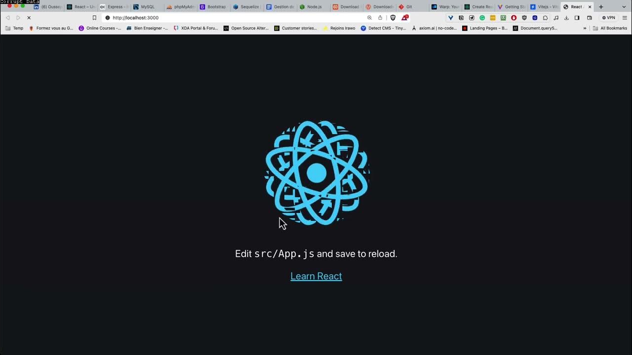 DÉVELOPPEMENT FULL STACK REACT ET EXPRESSJS PART1 - Frontend - YouTube